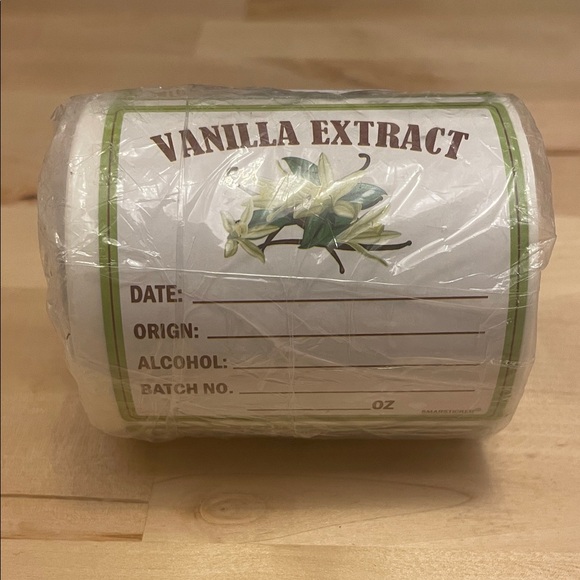 Kitchen | Vanilla Extract 3 Inch Labels Roll Of 5 Stickers | Poshmark